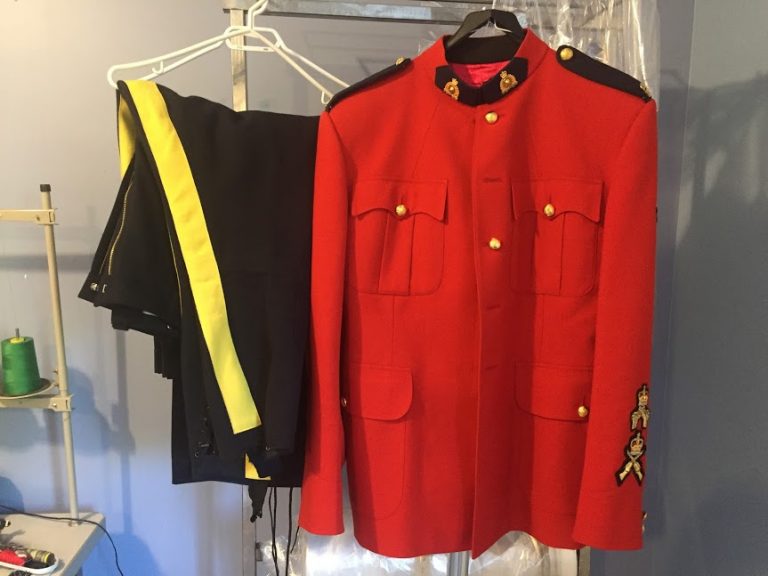 Big Job done today – RCMP Officer Uniforms